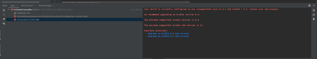 Unable to connect to Control Hub in Android Studio Ladybug - Software ...